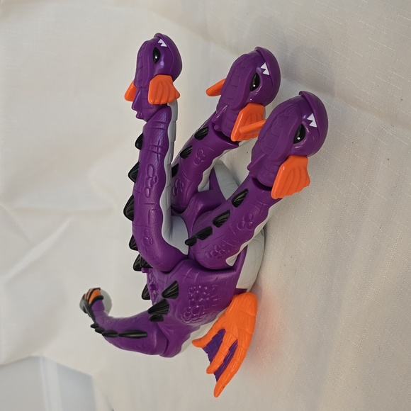 Mattel | Toys | Mattel 3 Headed Purple Push Dragon | Poshmark